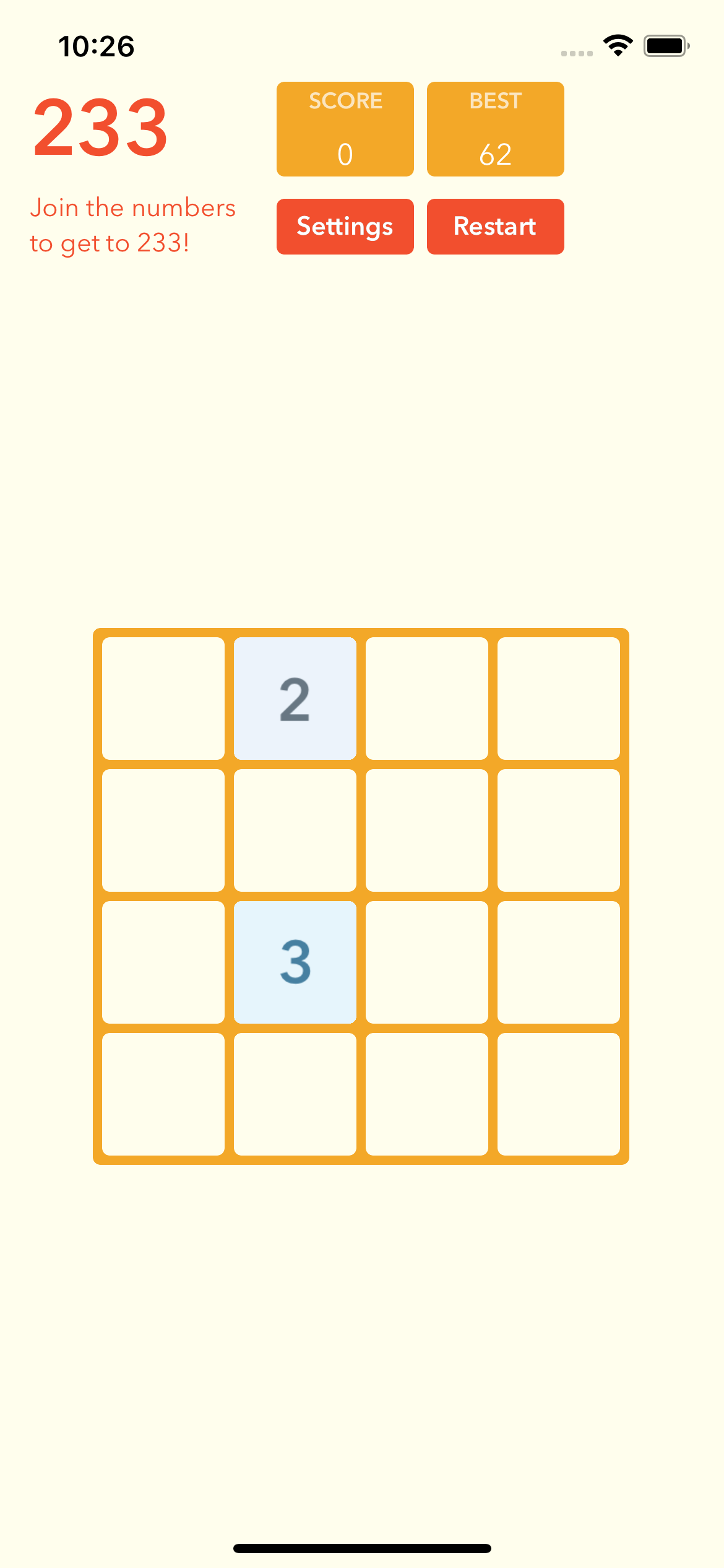 Board Game - 2048 for iOS by nujoomapps | CodeCanyon